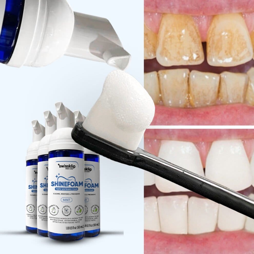 Swissklip Teeth Whitening Foam Set - Swissklip