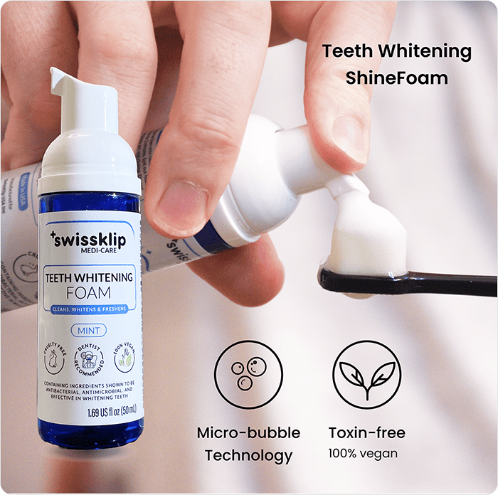 Swissklip Teeth Whitening Foam Upsell - Swissklip