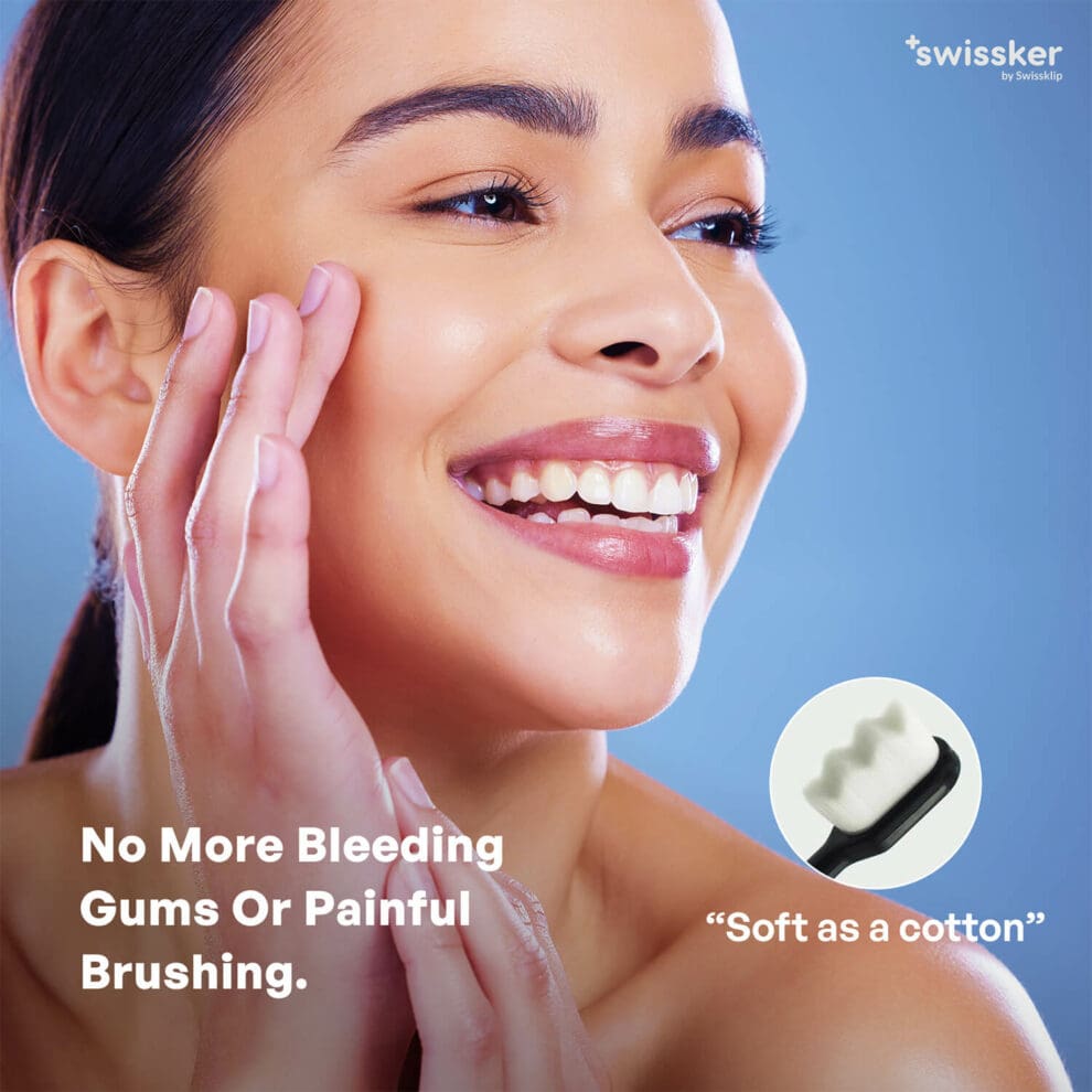 Extra Soft Nano Toothbrush for Sensitive Teeth & Gum Care