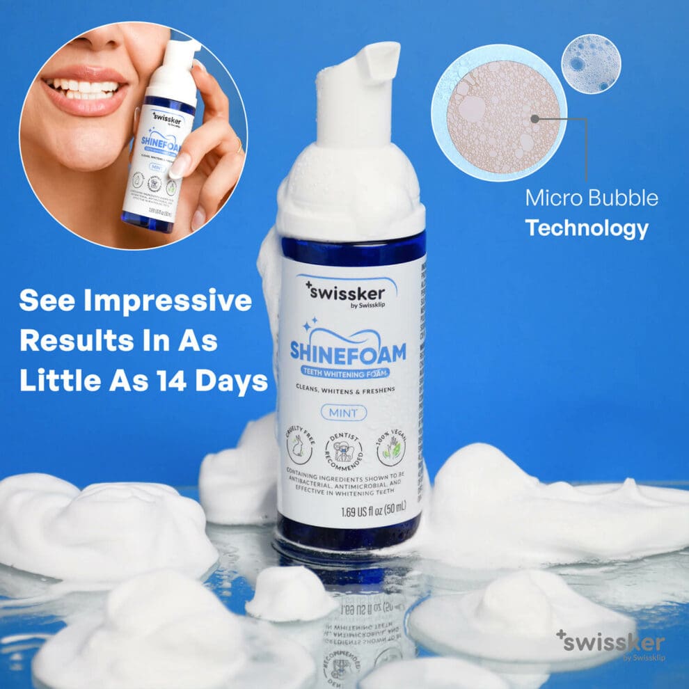 Dentist-Approved Professional teeth whitening foam